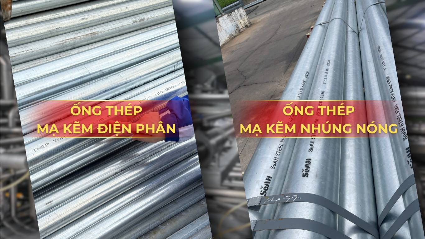 So sánh phương pháp mạ kẽm nhúng nóng và mạ kẽm điện phân